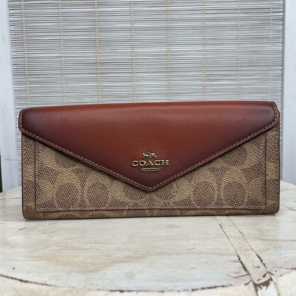 Coach | Bags | Coach Wyn Soft Wallet Monogram Canvas | Poshmark
